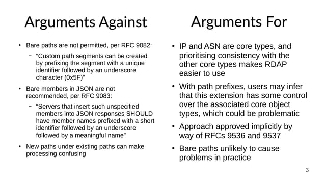 RDAP Extension Identifiers, presented by Tom Harrison at IETF 121 | PDF ...