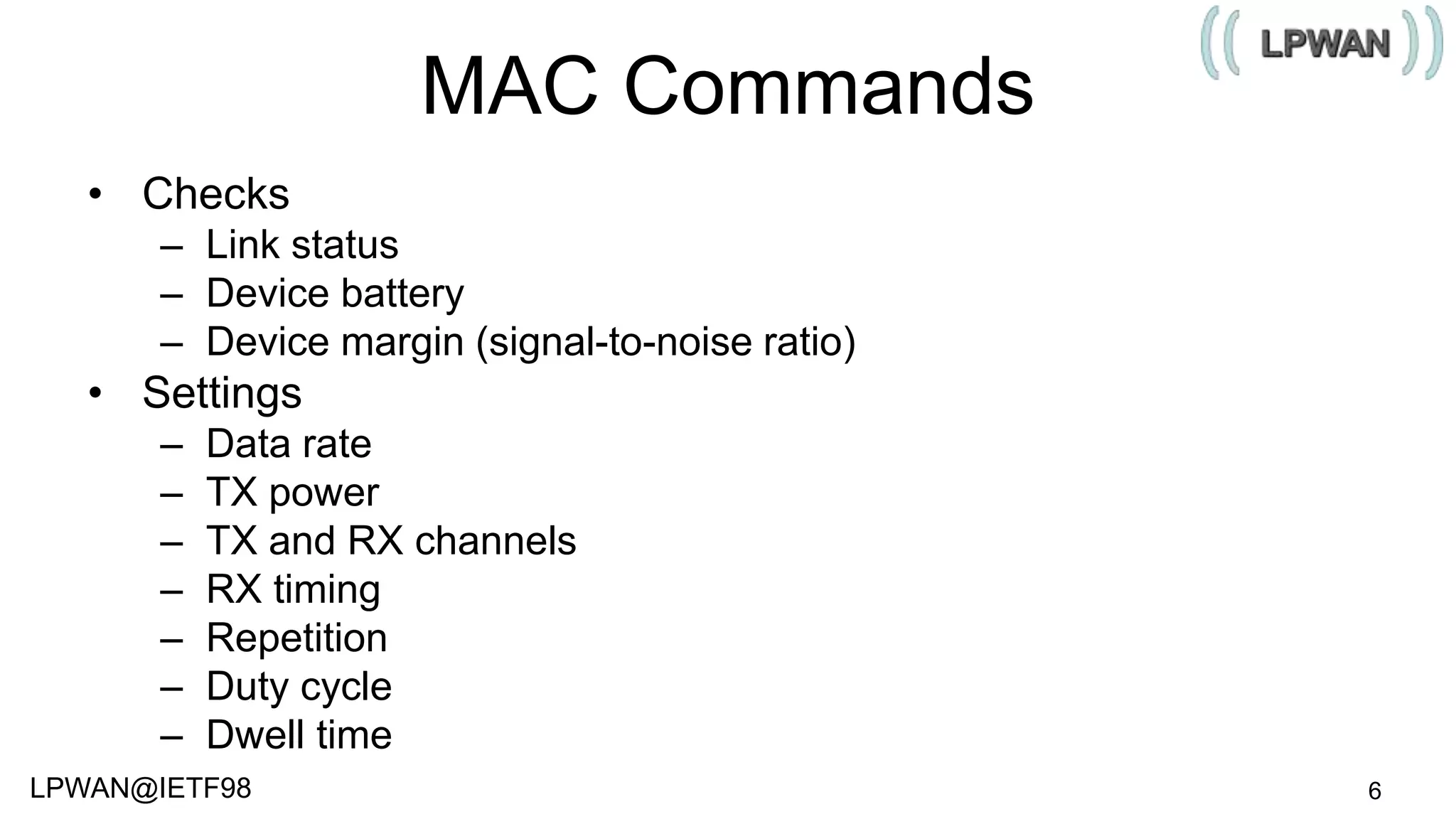 Brief LoRaWAN Overview | PPTX