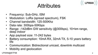 Brief LoRaWAN Overview | PPTX