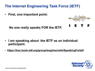 IETF Update: Making the Internet Work Better | PPTX