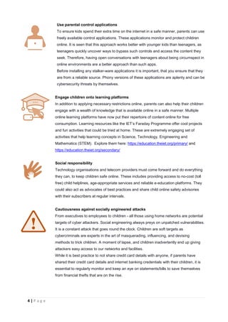 IET India Advisory: Safeguarding children from cyber threats in times ...