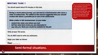 IETLS Writing Task 1 - GT - Introduction | PPTX