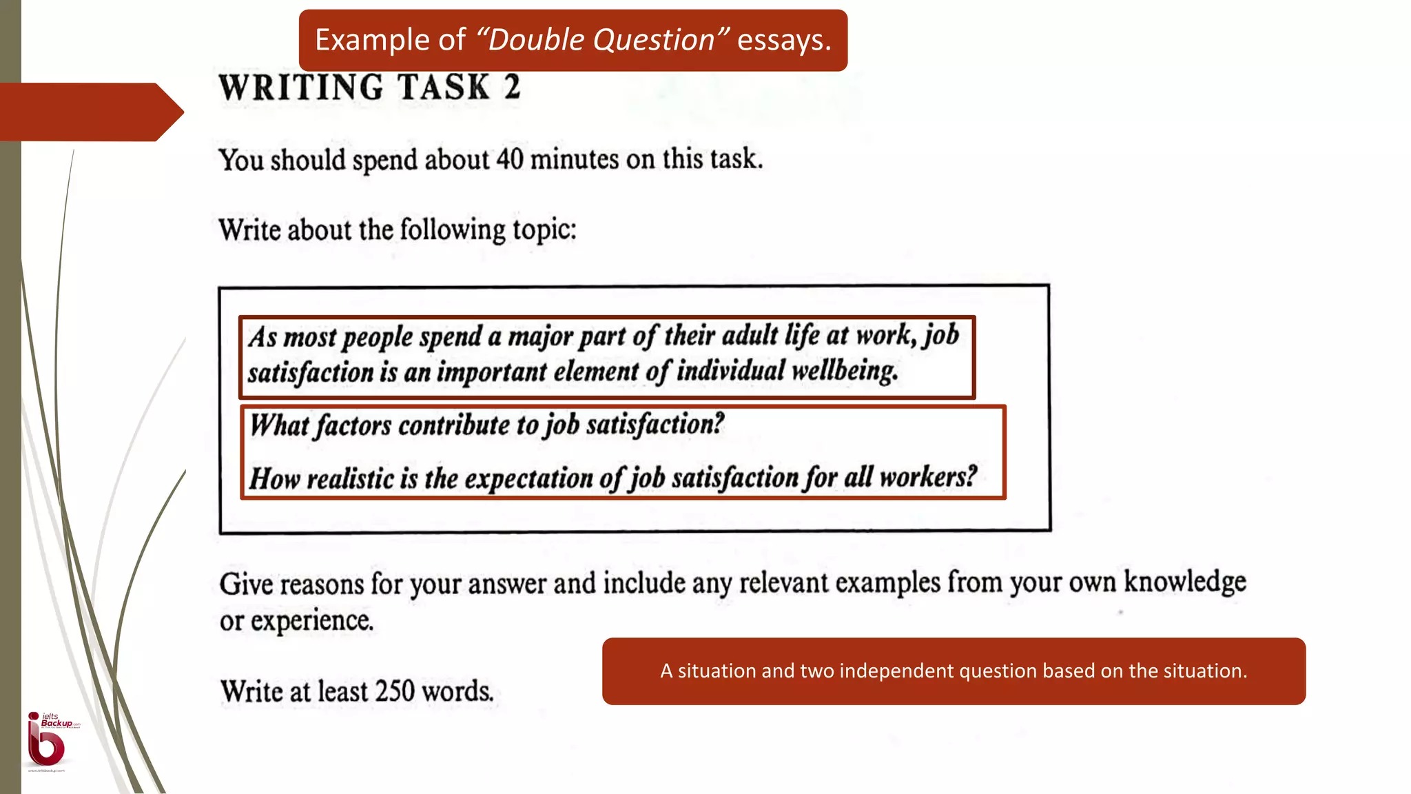 IETLS Writing Task 2 - Question Types | PPTX | Homework and Study ...