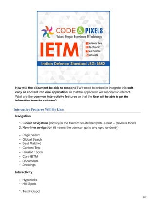 IETM for beginners A Quick Guide to IETM.pdf | Desktop Publishing ...