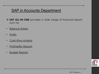 SAP in PRECOT MERIDIAN Ltd. | PPTX