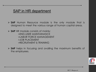 SAP in PRECOT MERIDIAN Ltd. | PPTX