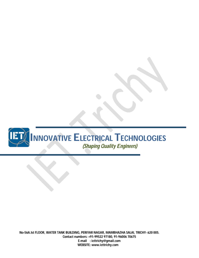 Iet profile | PDF