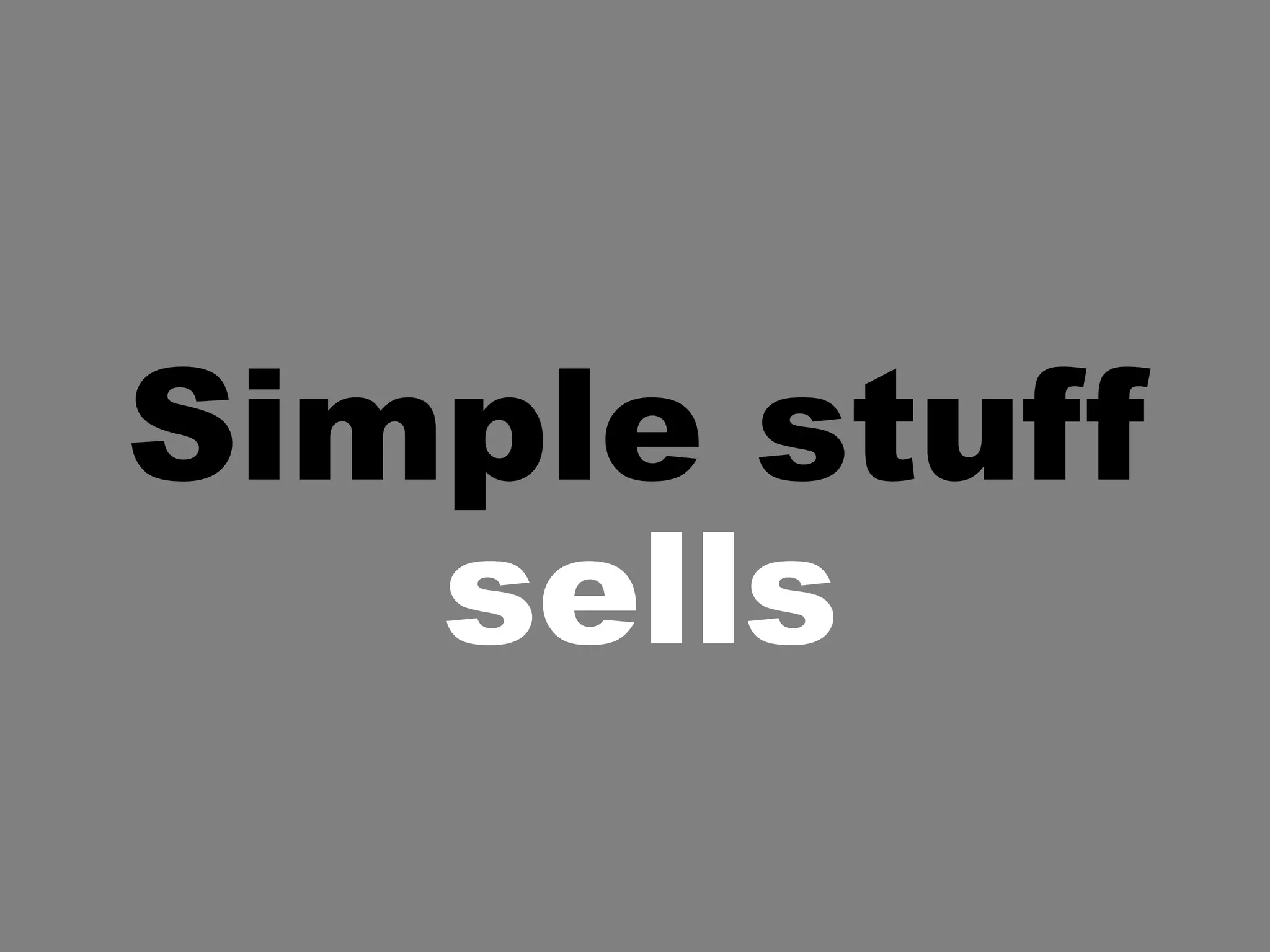 Amazingly Simple Stuff | PPT