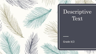 Story board descriptive text | PPTX