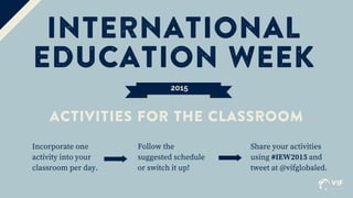 International Education Week 2015: Activities for the Classroom | PDF