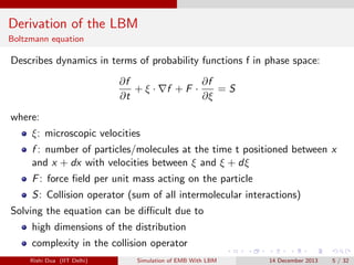 Simulation of Electron Beam Melting With the Lattice Boltzmann Method | PPT