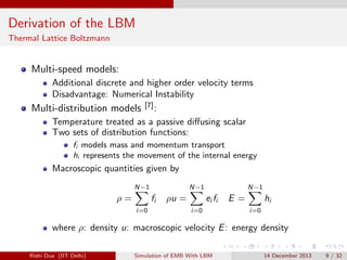 Simulation of Electron Beam Melting With the Lattice Boltzmann Method | PPT
