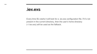 Alex Troush - IEx Cheat Sheet | PDF