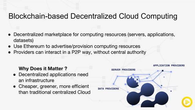 Which Computing Infrastructure for the Decentralized World ? | PPT