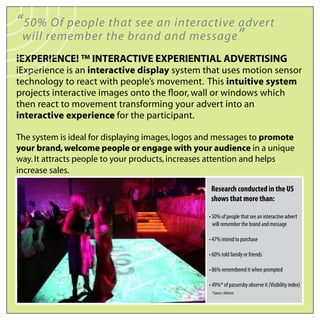 Interactive Floor Display | PDF