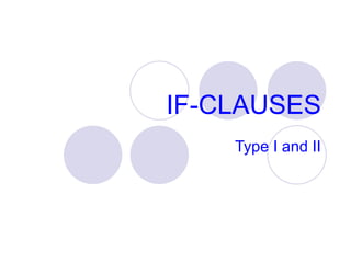 If clauses | PPT