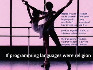 If programming languages were religion | PPT | Programming Languages ...