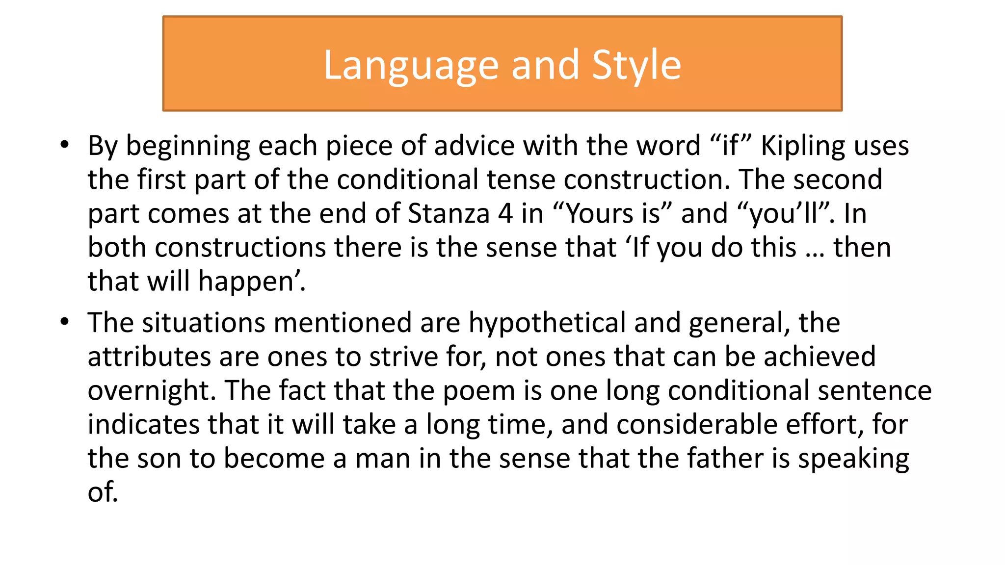 If - Rudyard Kipling | PPTX