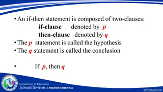converting statements into if-then statements | PPTX