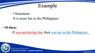 converting statements into if-then statements | PPTX