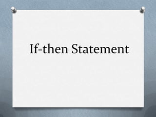 If then statement | PPTX