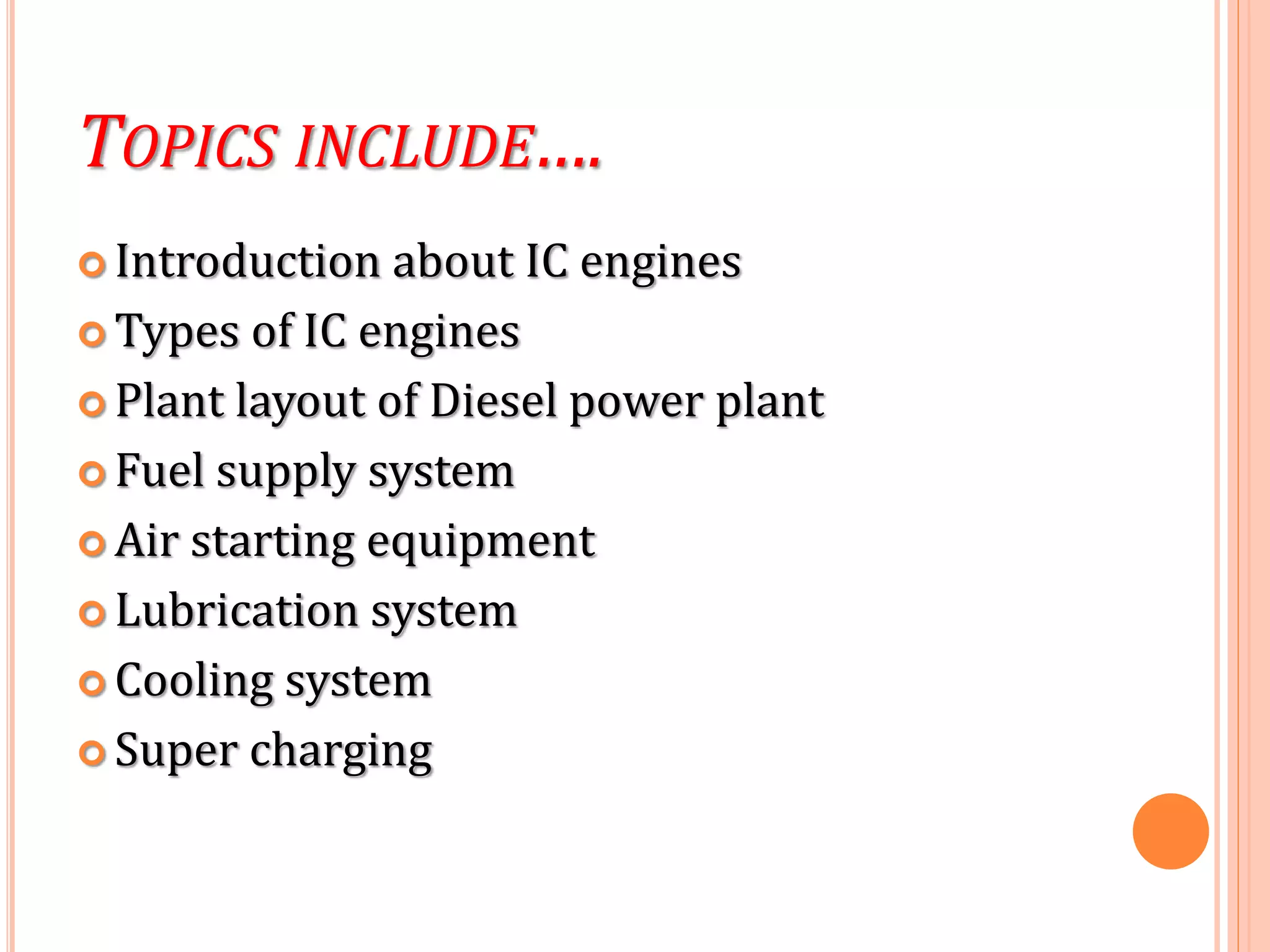 Diesel power plant | PPTX