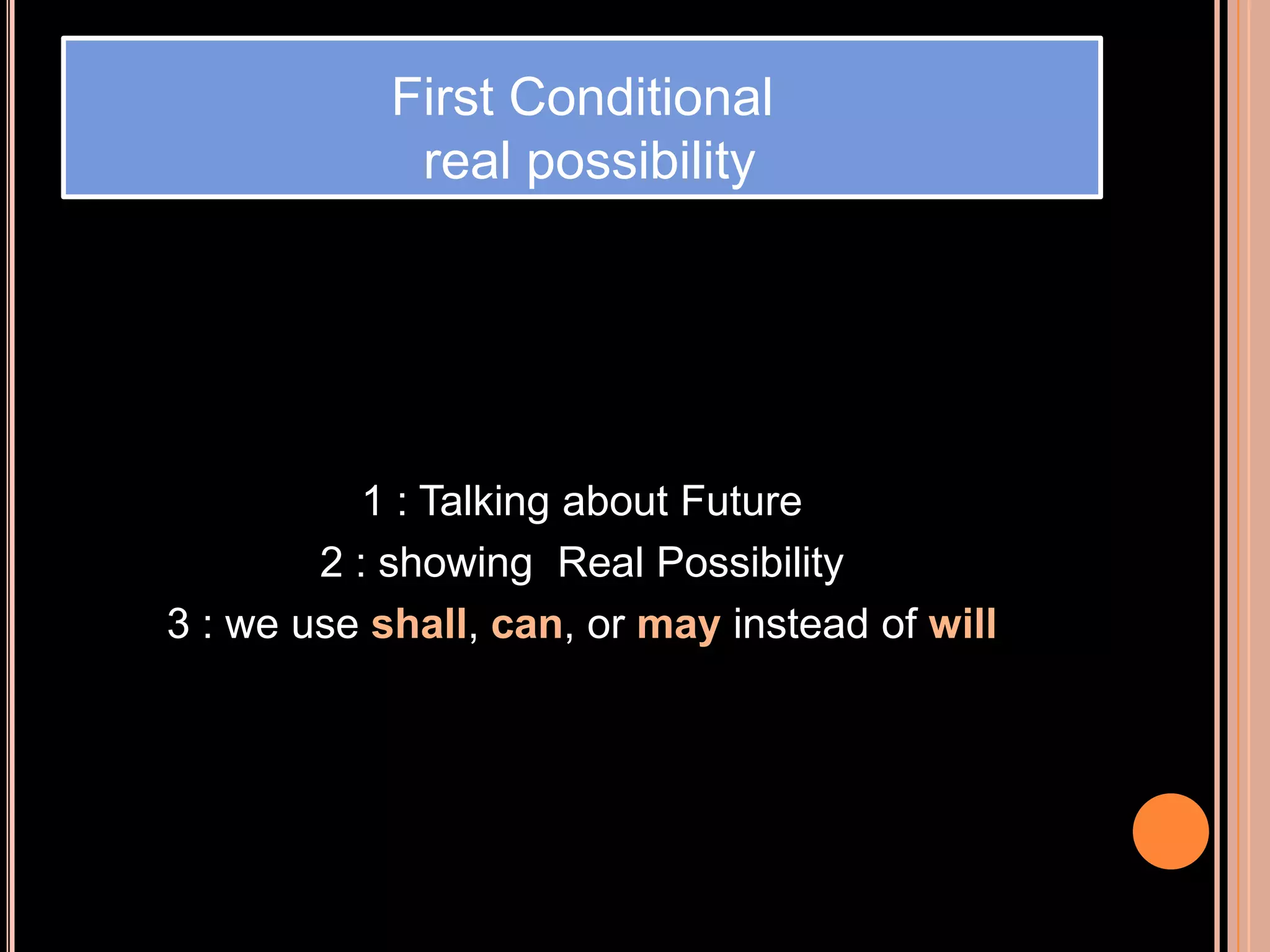 Conditional 1 | PPTX