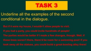 THE SECOND CONDITIONALS FOR STUDENTS WHO ARE LEARNING ONLINE | PPTX