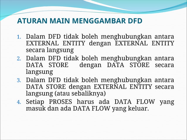 PERTEMUAN 3 DATA FLOW DIAGRAM SISTEM BERJALAN | PPT