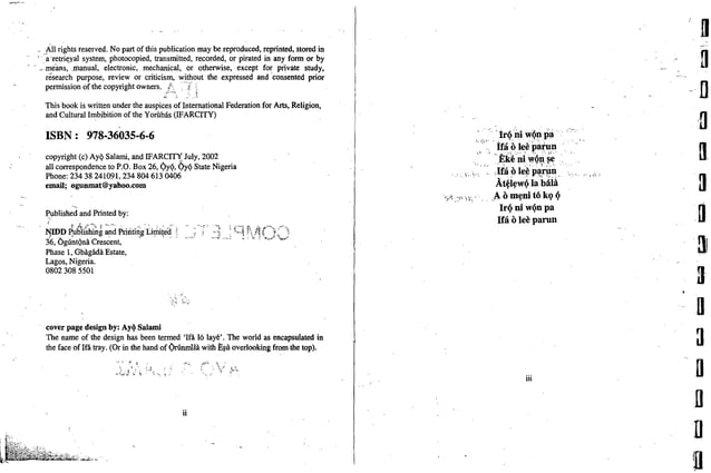 Ifa-a-Complete-Divine salami 256 odus.pdf | Spirituality | Religion ...