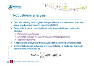BMS State-Of-Charge estimation for I posted a presentation concerning ...