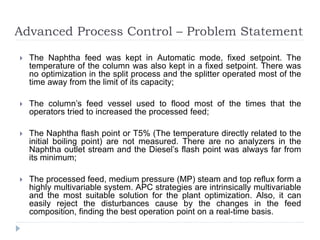 Optimizing Diesel Production Using Advanced Process Control and Dynamic ...