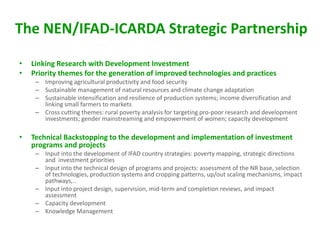 Ifad Icarda Strategic Partnerships, Achievements, and Impact | PPT