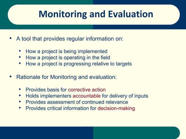 Ifad Ifpri Monitoring And Evaluation | PPT