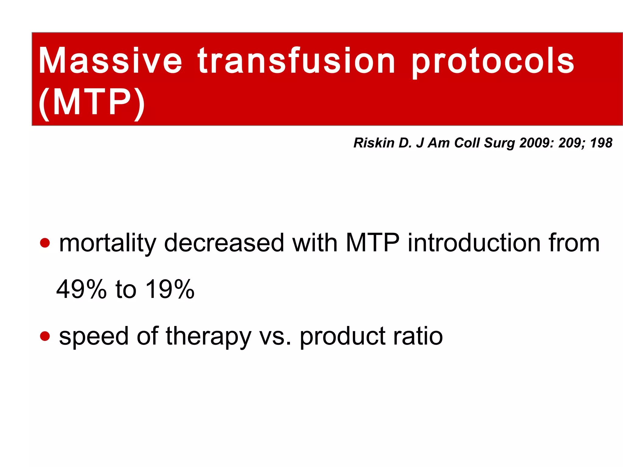 Trauma: Choice of fluids | PPT