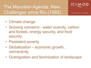 Sustainable Development in Mountain Areas: Changes and opportunities | PPTX