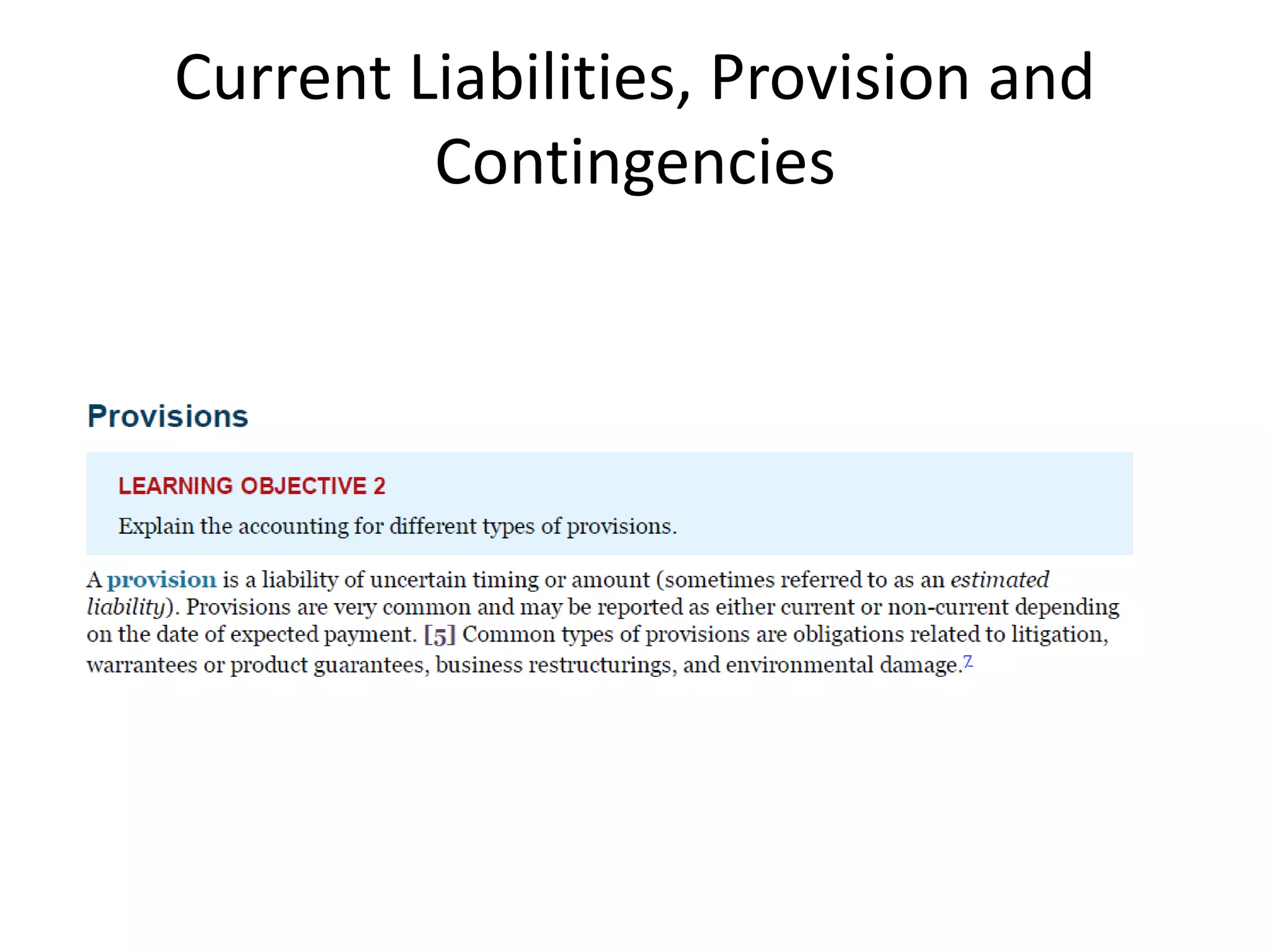 IFA Lecture 12 Current Liabilities, Provision and Contingencies.pptx