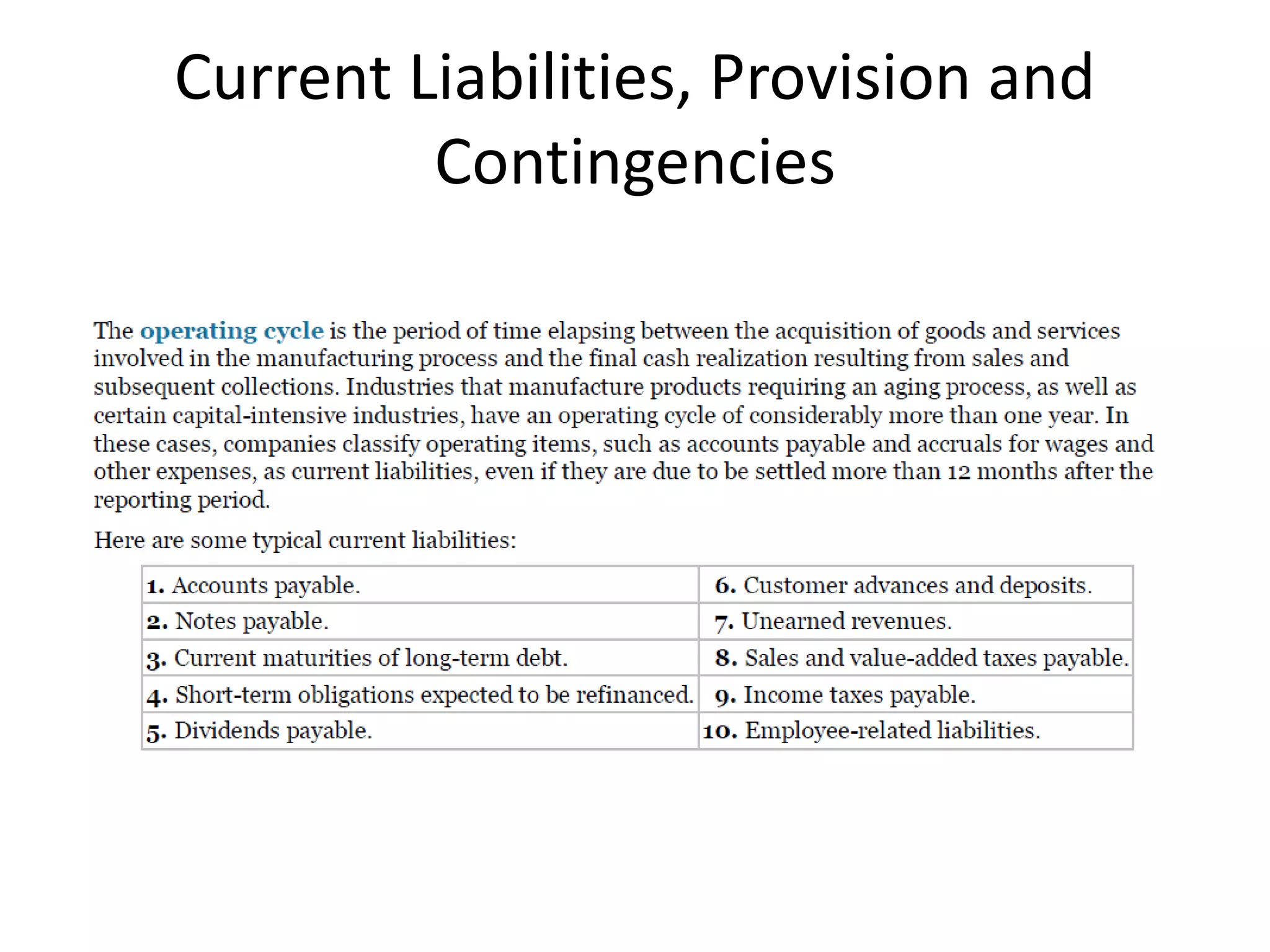 IFA Lecture 12 Current Liabilities, Provision and Contingencies.pptx