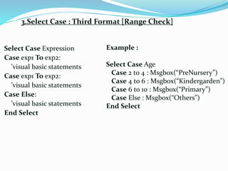 If and select statement | PPTX