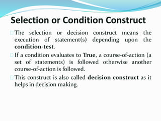 If and select statement | PPTX