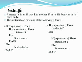 If and select statement | PPT