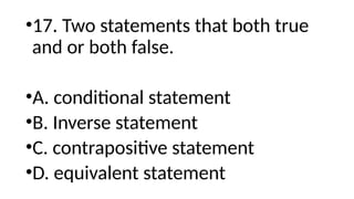 IF AND THEN STATEMENTS FOR GRADE 8 STUDENTS.pptx