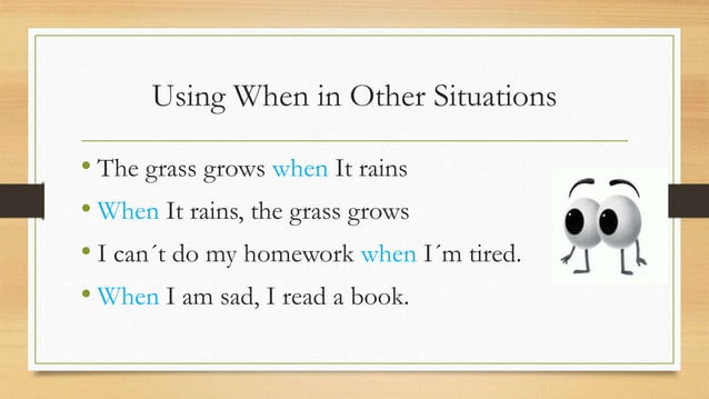 If and when | PPT