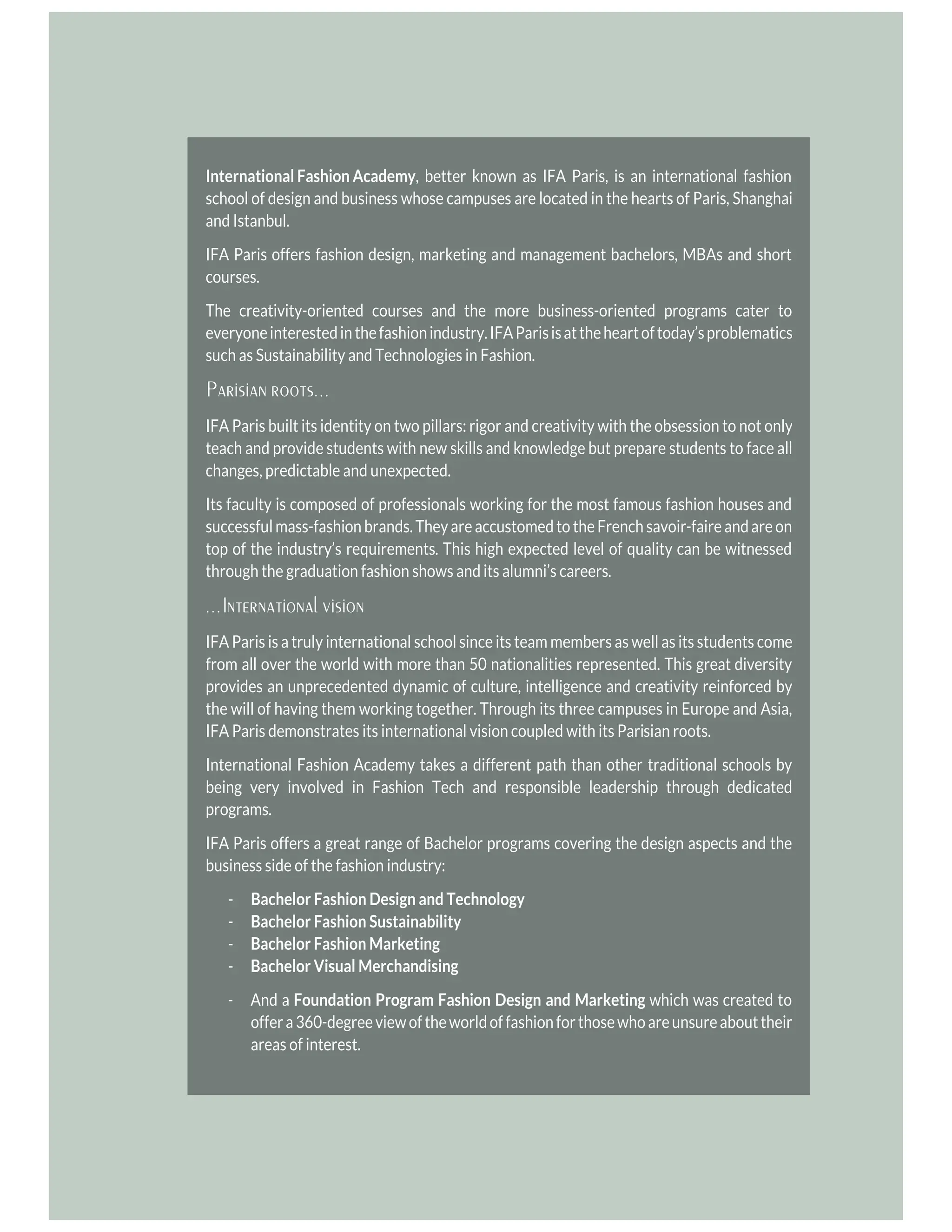 _ifa_paris_undergraduate_bachelor_programs.pdf | Professional School ...