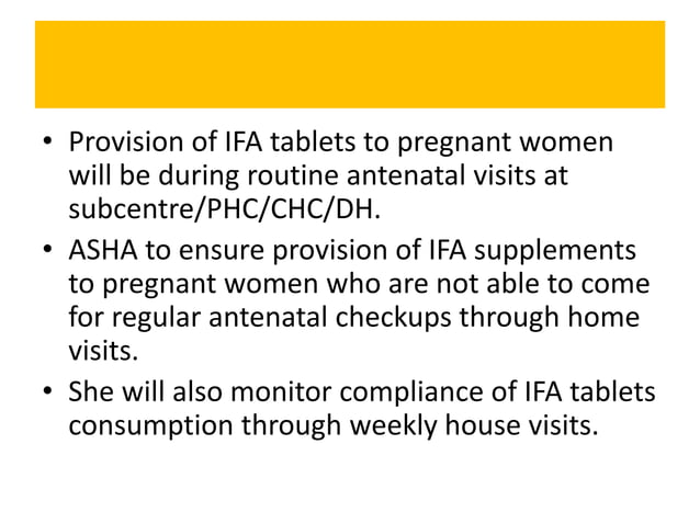 Ifa tablet for mothers pregnant and lactating women | PPTX