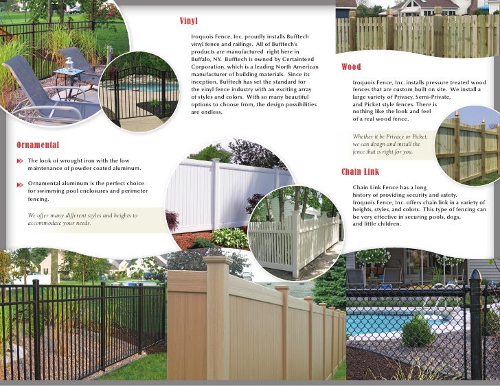 Fence Brochure