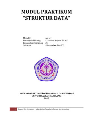 Ifc modul 2 (array) | PDF