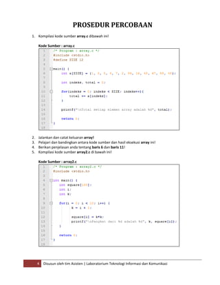 Ifc modul 2 (array) | PDF