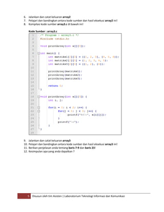 Ifc modul 2 (array) | PDF