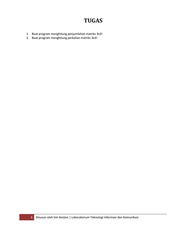 Ifc modul 2 (array) | PDF